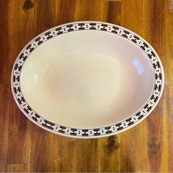Inca Ware | Dining | Rare Inca Ware 2 Oval Serving Bowl Shenango China ...